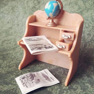 Miniature Newspaper, Dollhouse Study, Dollhouse Newspaper, Victorian ...