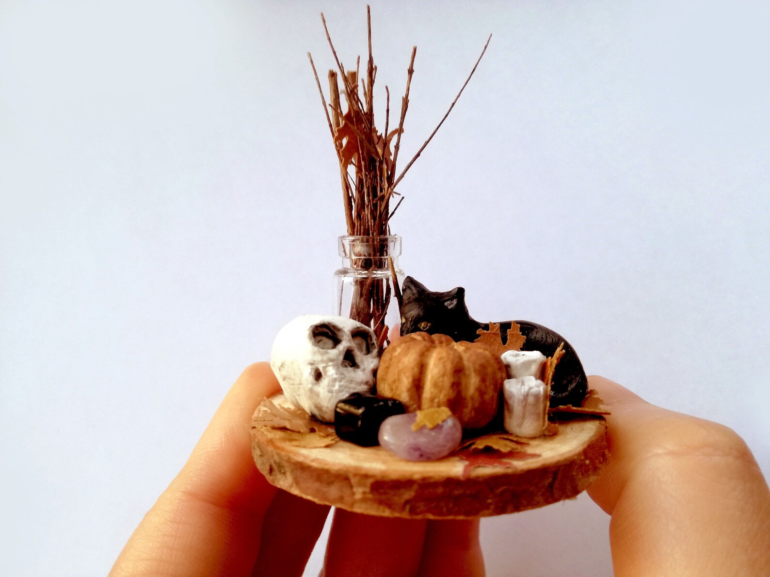 Samhain Miniature Ritual Kit Pagan Altar Fall Decor Witchy - Etsy