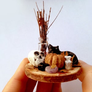 Samhain Miniature Ritual Kit Pagan Altar Fall Decor Witchy Halloween ...