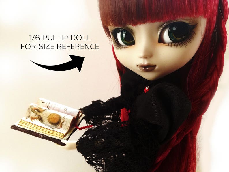 BJD Halloween BJD Book Witch Grimoire 1:6 Book Bjd - Etsy