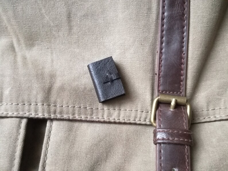 Book Brooch Bookish Gift Leather Journal Spell Book Book | Etsy