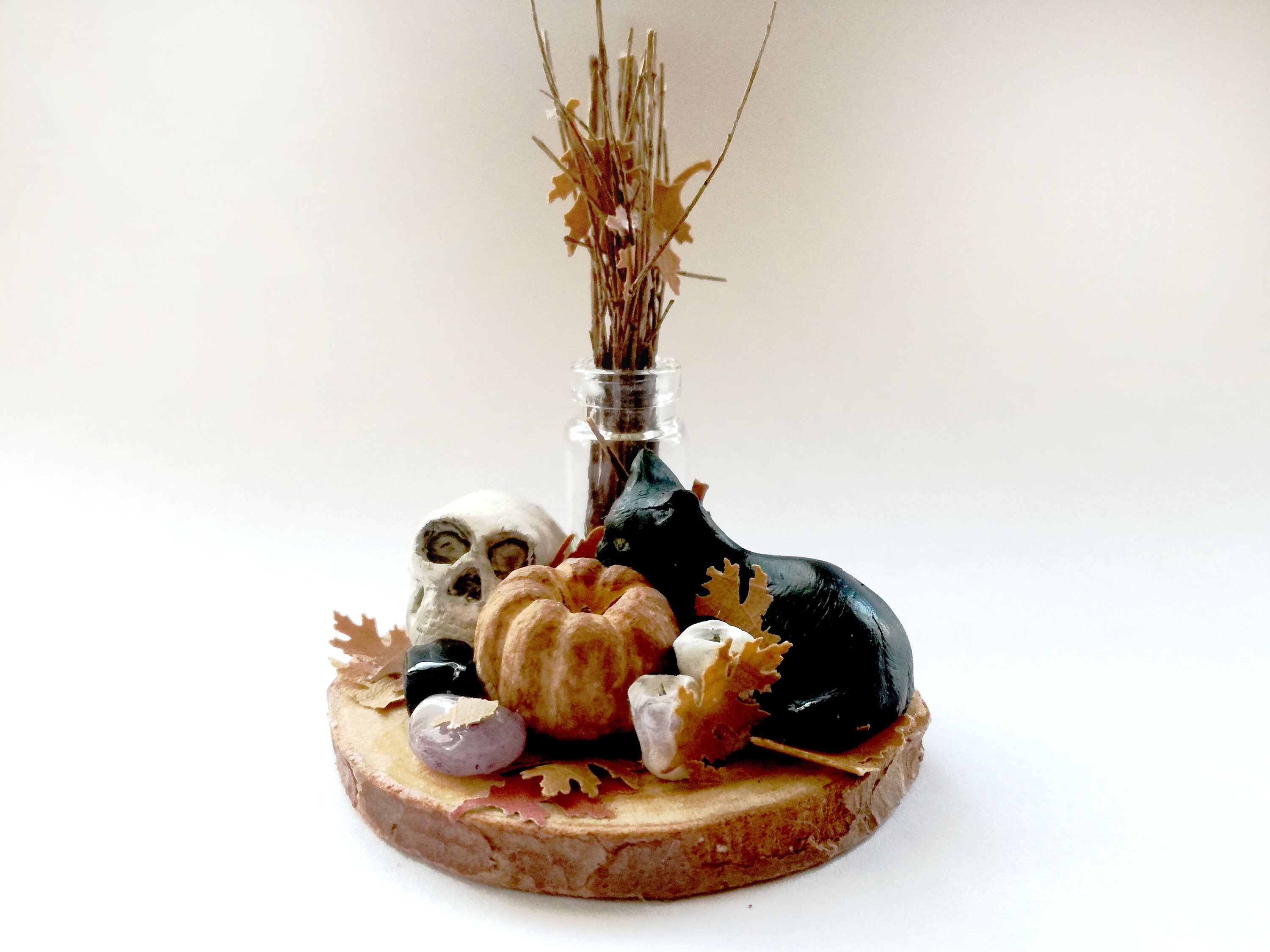 Samhain Miniature Ritual Kit Pagan Altar Fall Decor Witchy - Etsy