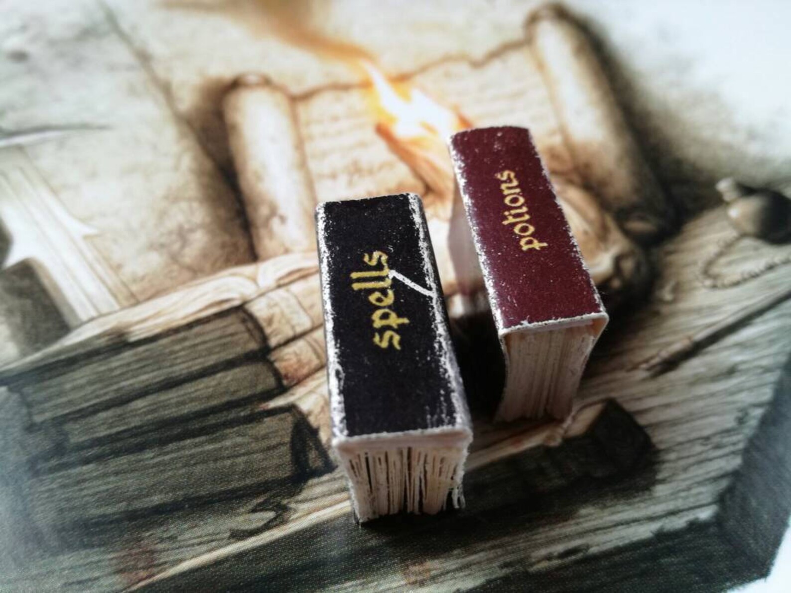 Wizard Mini Spell Books Spell Books Sorcerer's | Etsy