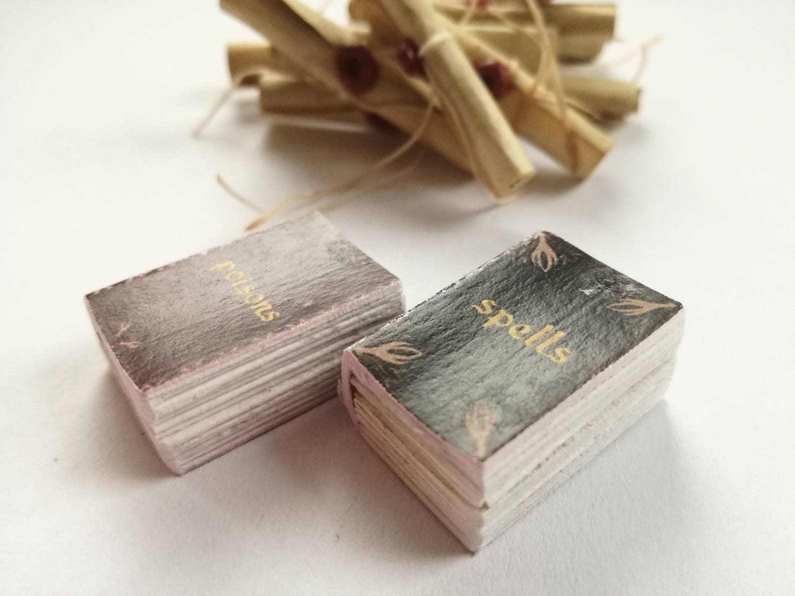Wizard Mini Spell Books Spell Books Sorcerer's | Etsy