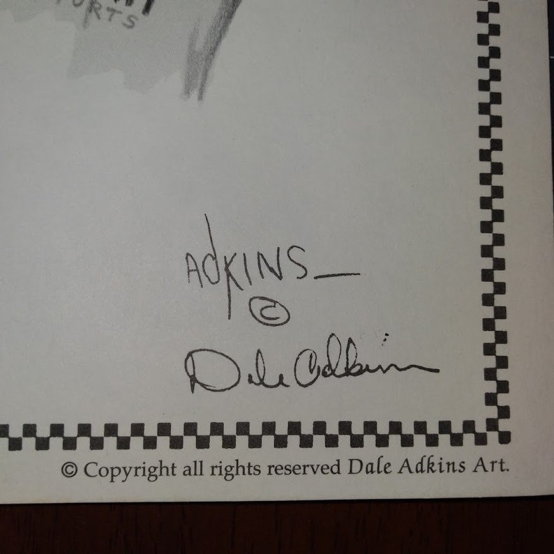Vintage Bill Elliott NASCAR Lithograph by Dale Adkins - Etsy