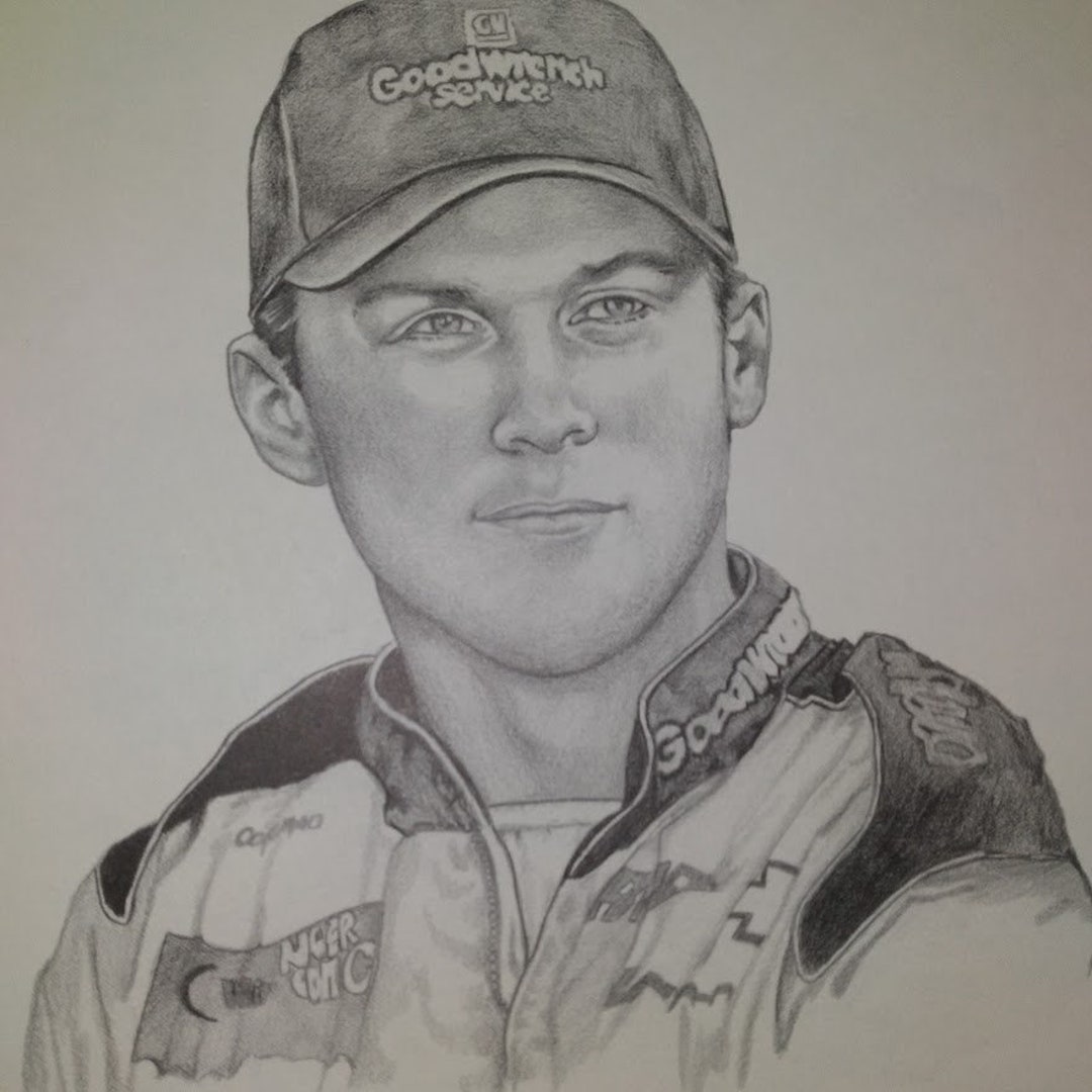 Vintage Dale Adkins Lithograph Featuring Kevin Harvick #29 - Etsy