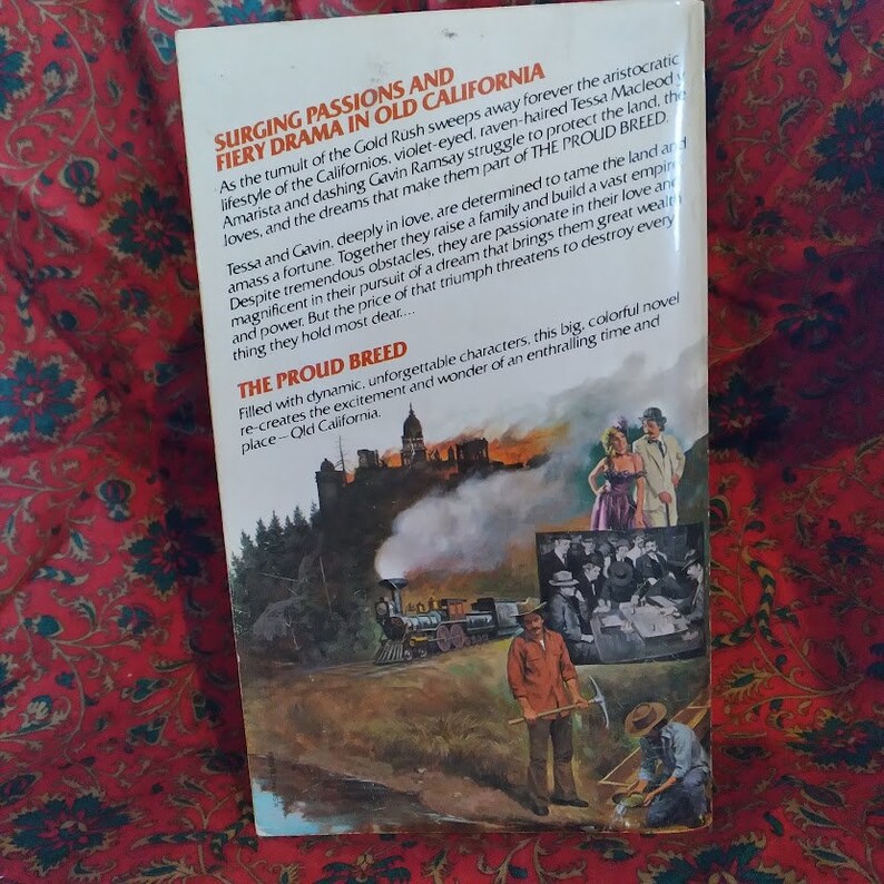 Vintage Novel the Proud Breed by Celeste De Blasis - Etsy