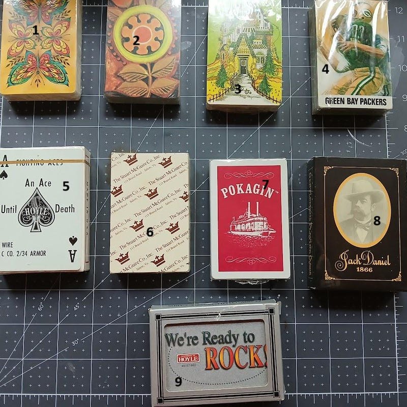Retro Playing Cards - Etsy