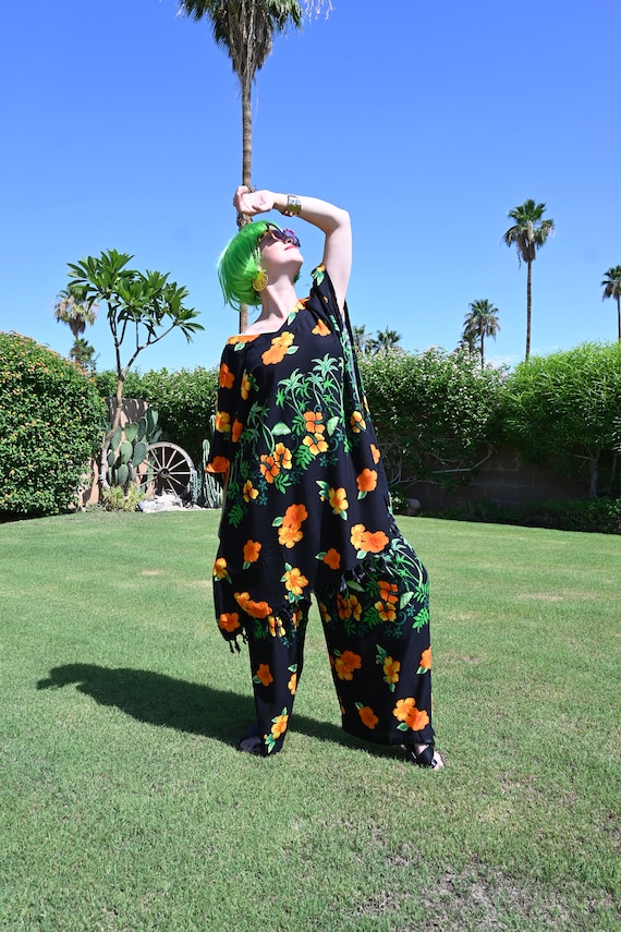 Gothic Tropic Caftan & Pant Set - Gem