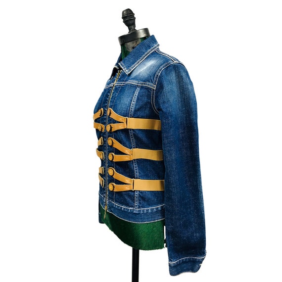 Fake London Corset Denim Jacket - Gem