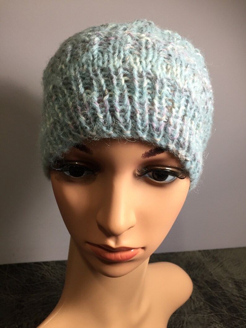 Luxury Handknit Winter Cloche/slouch Hat Fits Heads - Etsy