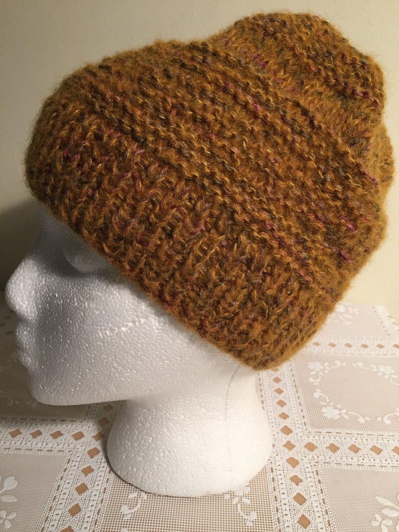 Luxury Handknit Winter Slouch/cloche Hat Fits Heads - Etsy