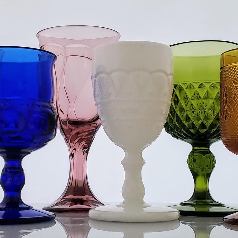 Vintage Stemware - Etsy