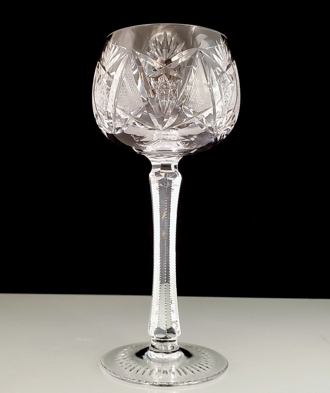Avondale Imperial Crystal Import Goblet Elegant Cut Crystal Tall Large ...