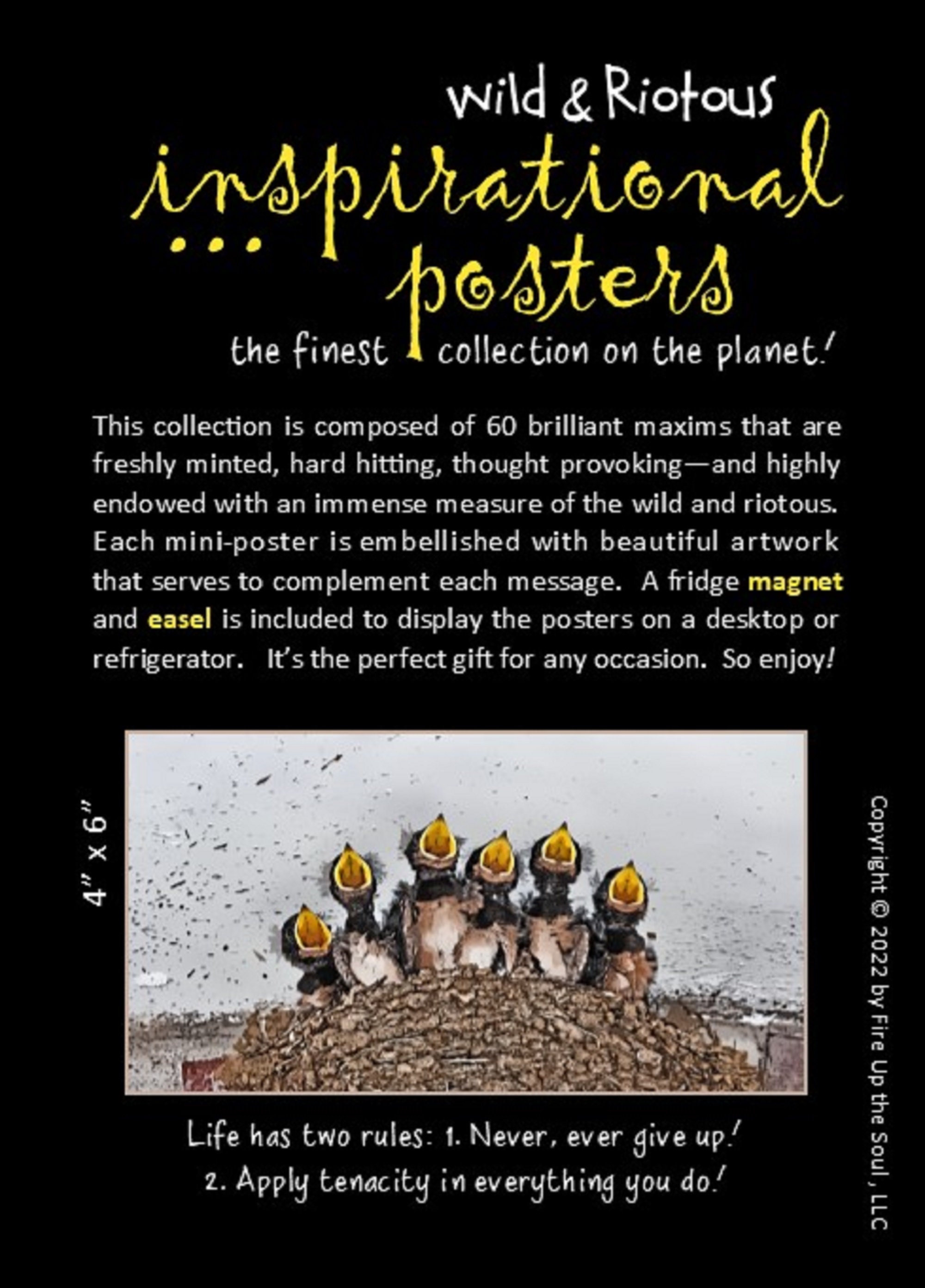 Set of 60 Mini Inspirational Posters 4x6 Poster Set - Etsy