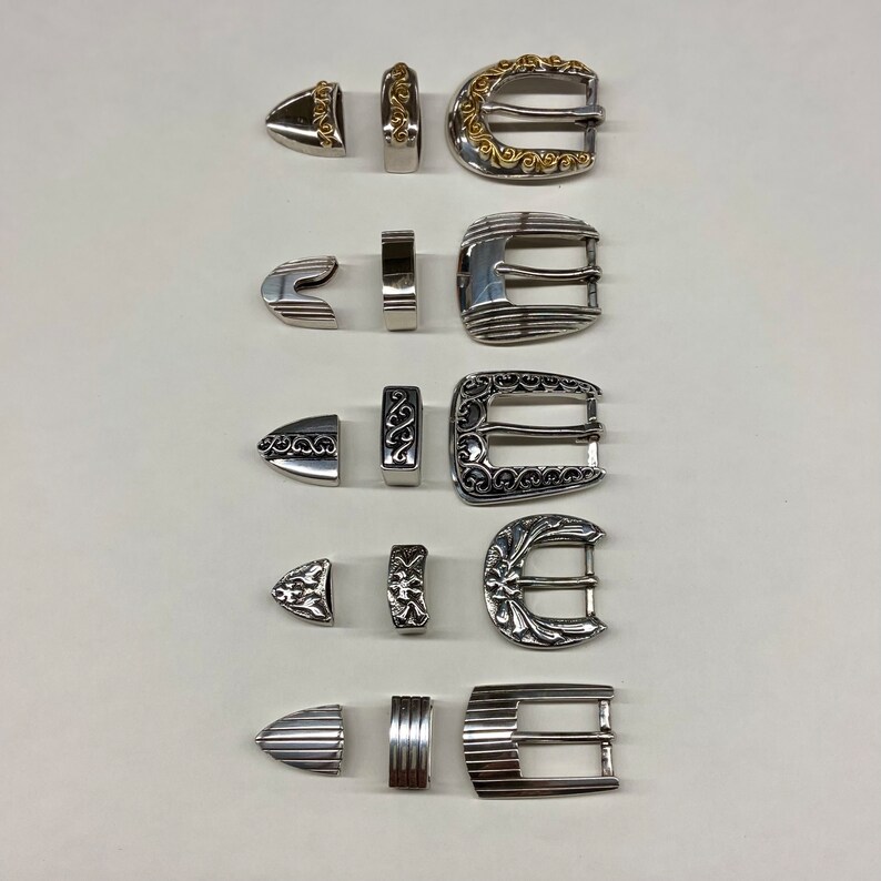 New 3 Piece Western Belt Buckle Sets - Etsy
