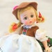 TYROLEAN GIRL Bent Knee Madame Alexander 8" Doll From the 1960s With ...
