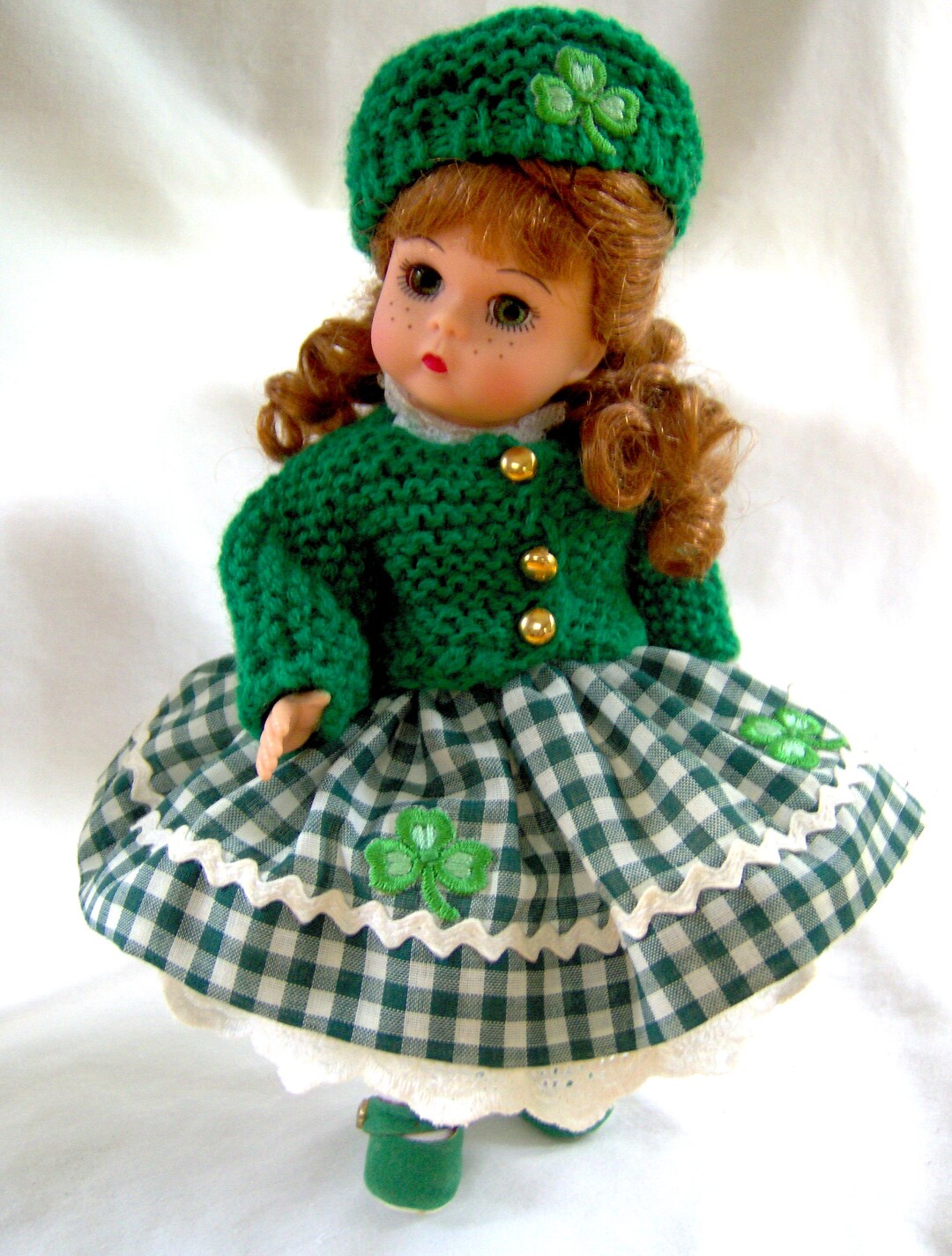 IRISH EYES Madame Alexander Exclusive 8" St. Patrick's Day Doll With ...