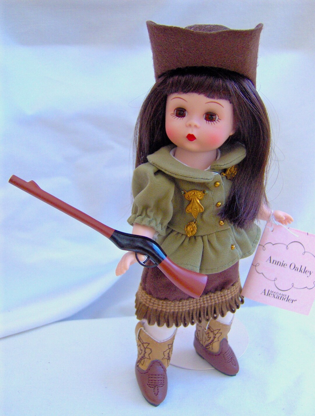 Annie Oakley Madame Alexander 8 Doll With Box And Tag Rare Retired
