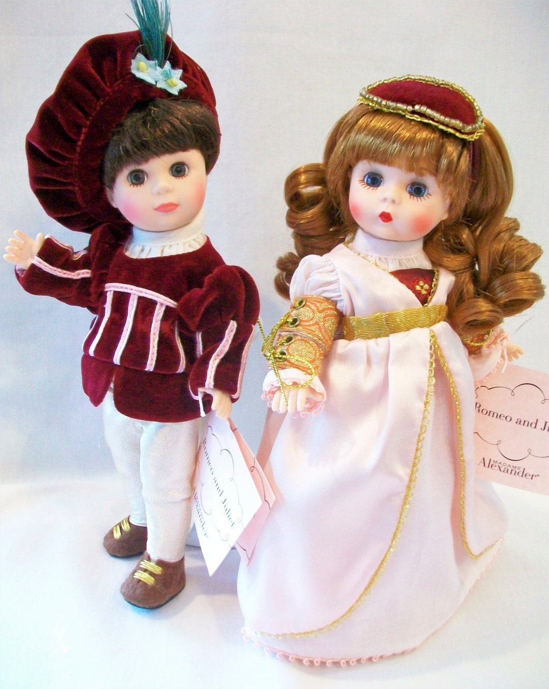 ROMEO AND JULIET Madame Alexander 8 Doll Set With Box and Tag Very Rare ...