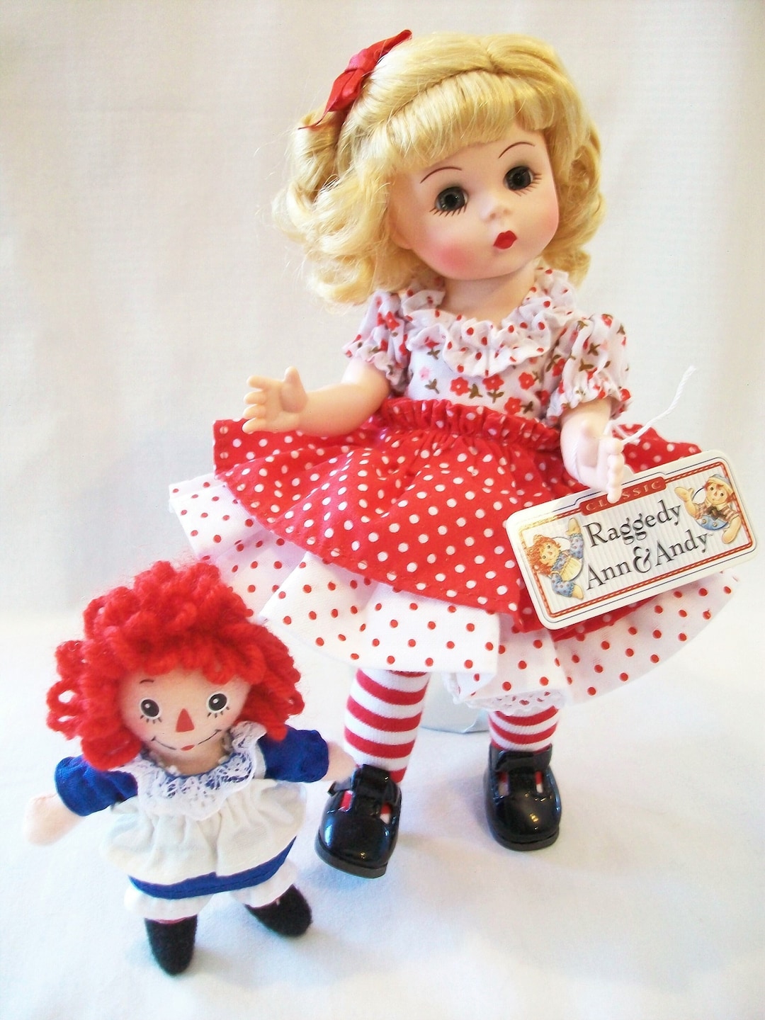 RAGGEDY ANN & ME Madame Alexander 8" Doll Set With Box and Tag - Rare ...