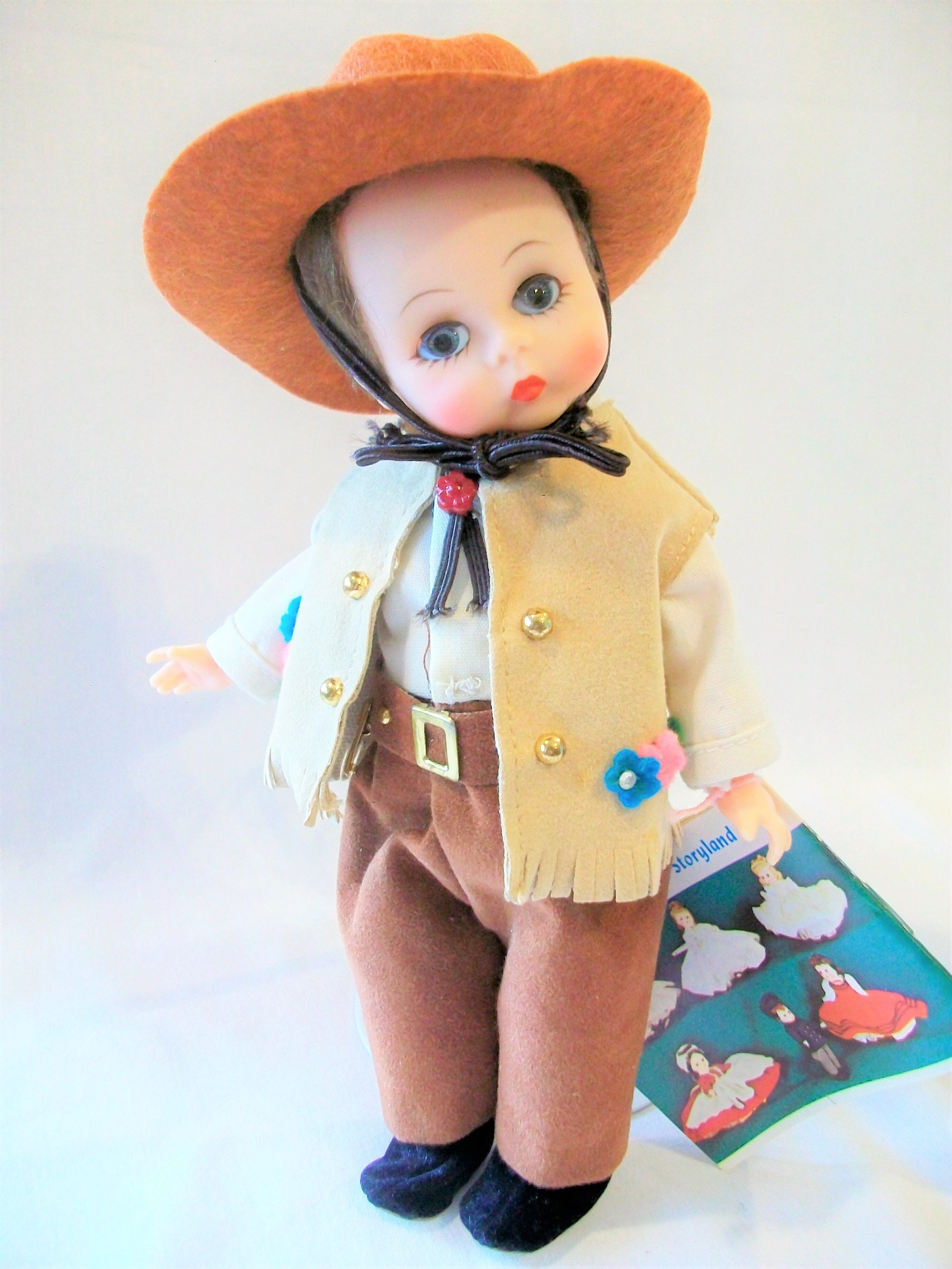 COW BOY Madame Alexander 8 Doll from the 1960s with Box | Etsy