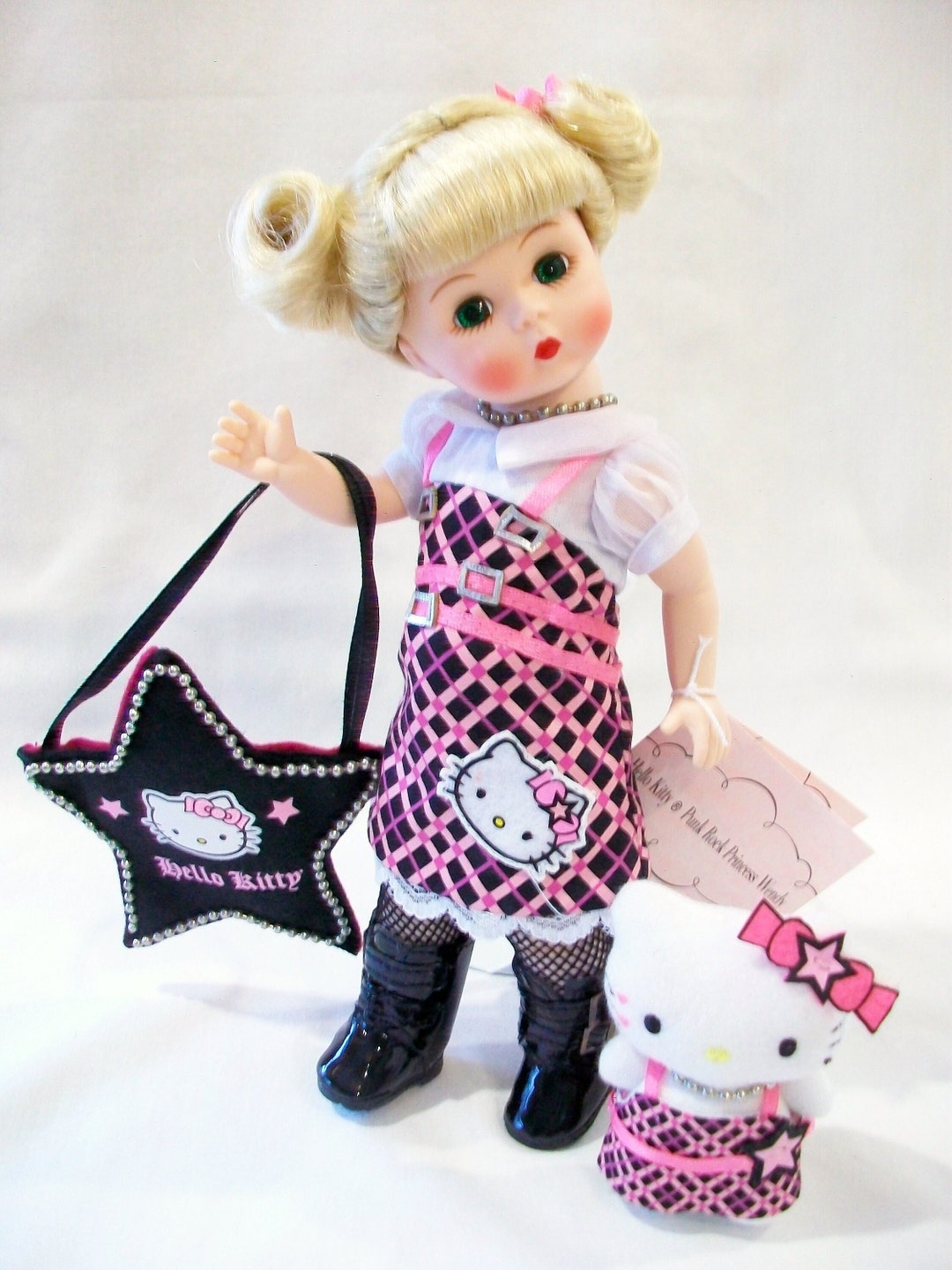 Hello Kitty PUNK ROCK PRINCESS Madame Alexander 8" Doll With Box and ...