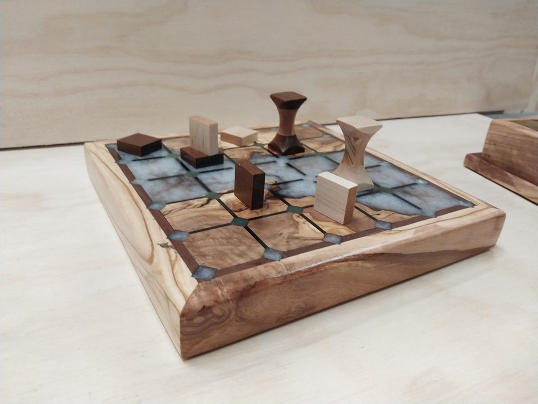 Tak Box Set Made From Olive Wood, Walnut, and Resin - Etsy