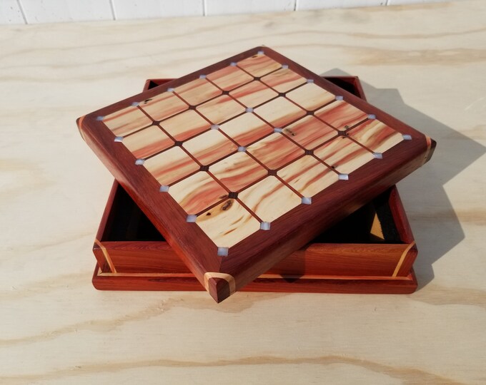 Tak Box Set Made From Red Flame Box Elder and Padauk - Etsy