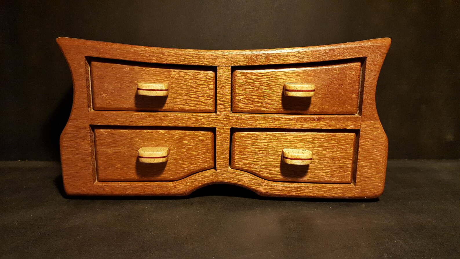 Bandsaw Box Made From Leopard Wood Birdseye Mapleand | Etsy