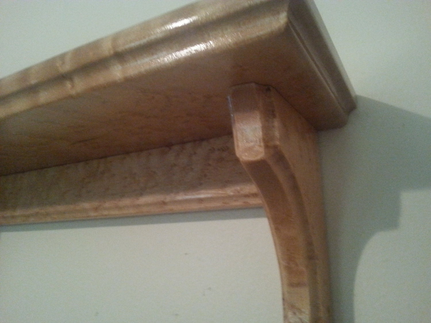 birdseye maple shelf