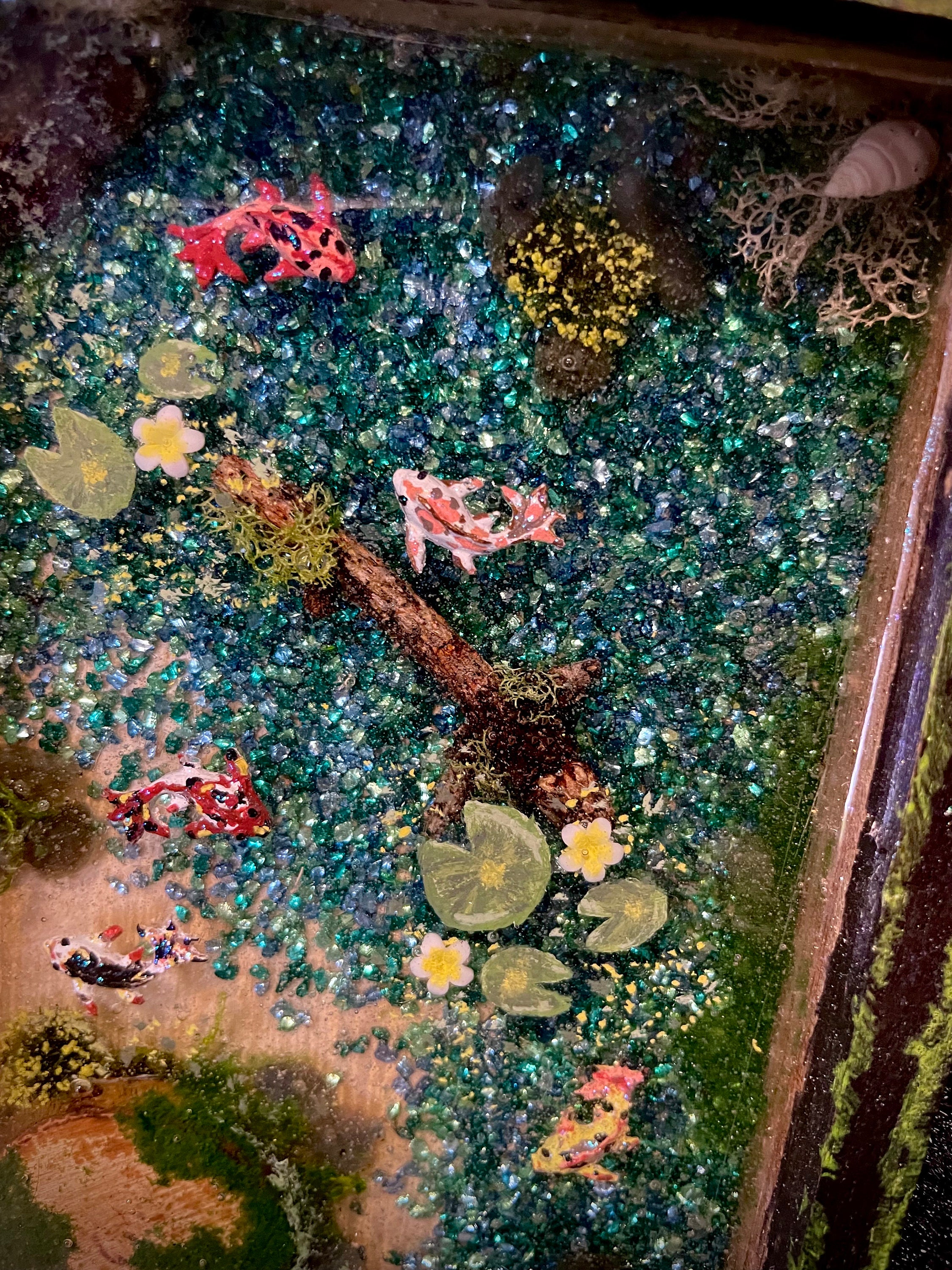 Epoxy Resin 3D Koi Pond - Etsy