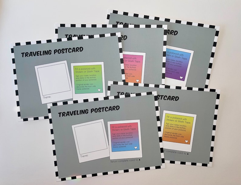 Traveling Postcards (TPC) Polaroid Theme - Etsy