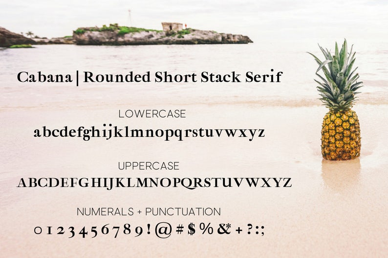 Cabana - Bold Rounded Serif Font - Classic - Blogger Logo - Wordpress ...