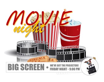 Movie advertisement | Etsy