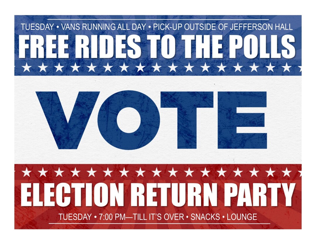 Voting - Program Advertisement - Most Text Editable - Etsy