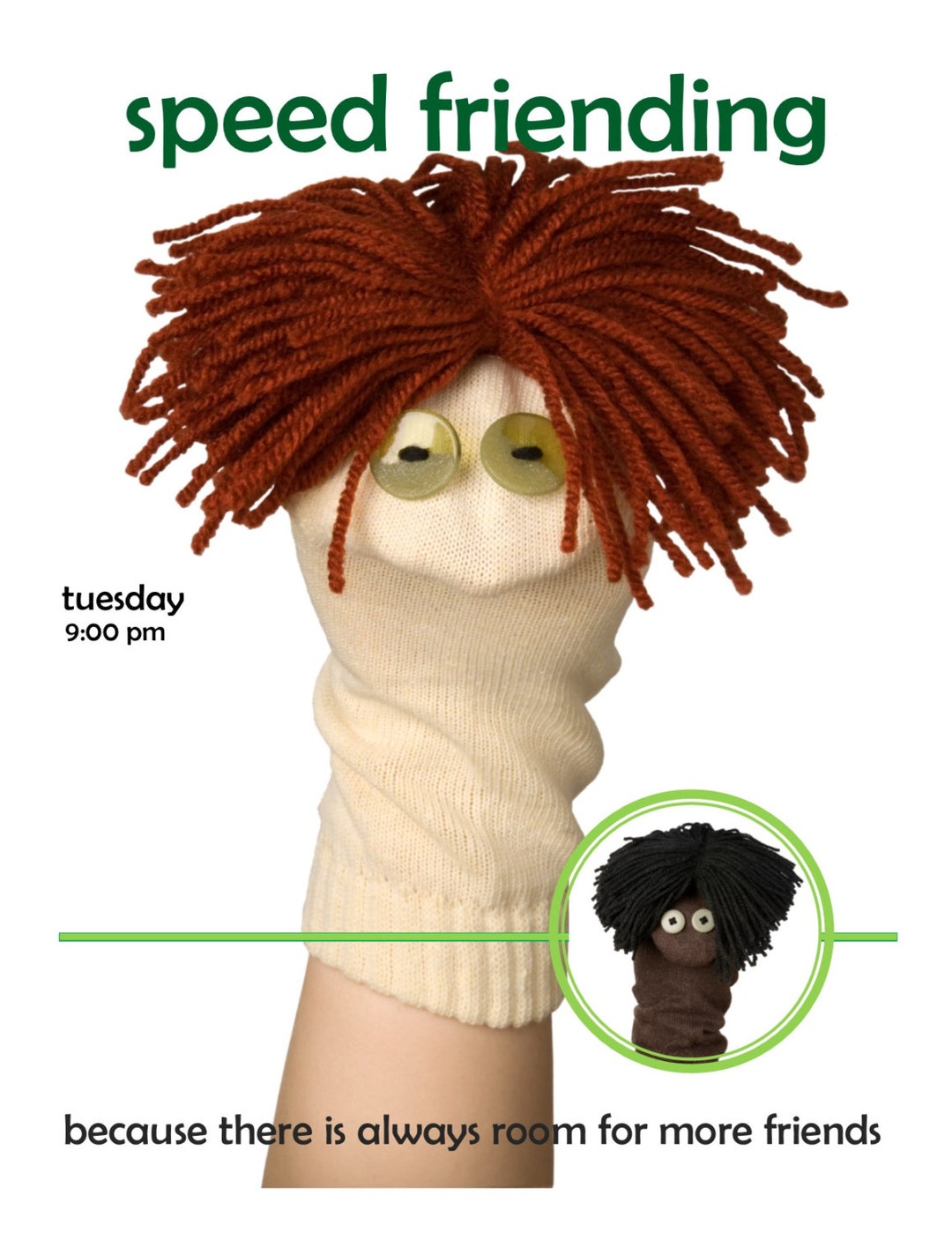 Speed Friending - Program Advertisement - Text Fully Editable - Etsy