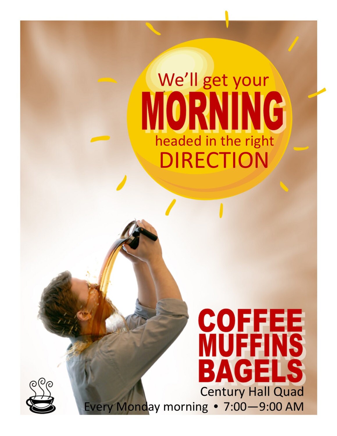 Morning Coffee - Program Advertisement - Text Fully Editable - Etsy