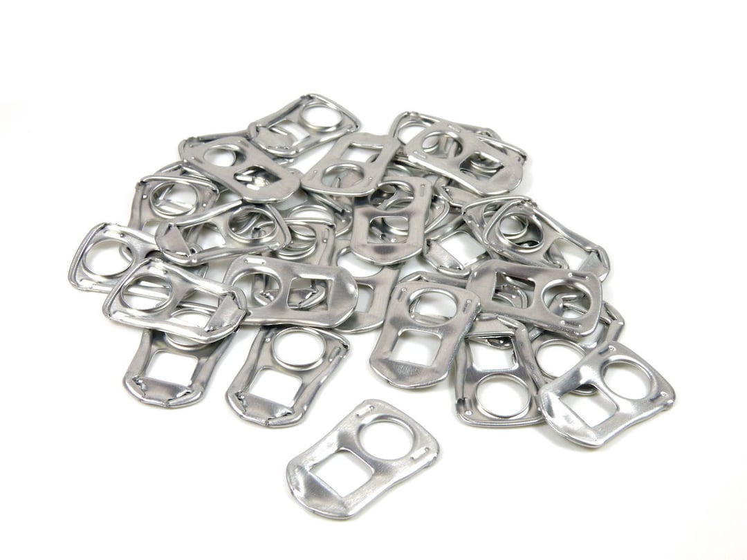 Cans Closure Rings Drag Tabs I Recycled Can Tabs | Stay on Tab | Metal ...
