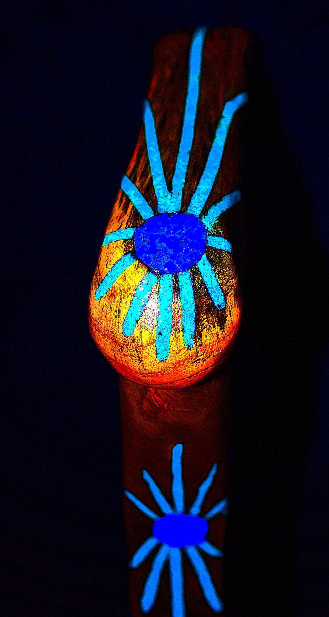 New Mexico Handmade Star Burst, Plum Wood - Etsy