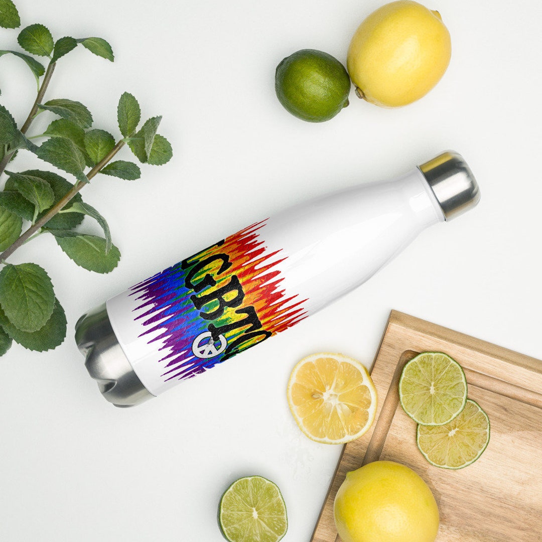 LGBTQ Stainless Steel Water Bottle. Lesbian Gay LGBTQ - Etsy