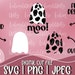 Ghost Cow Print SVG Ghost Cut File Cut File for Cricut or Silhouette ...