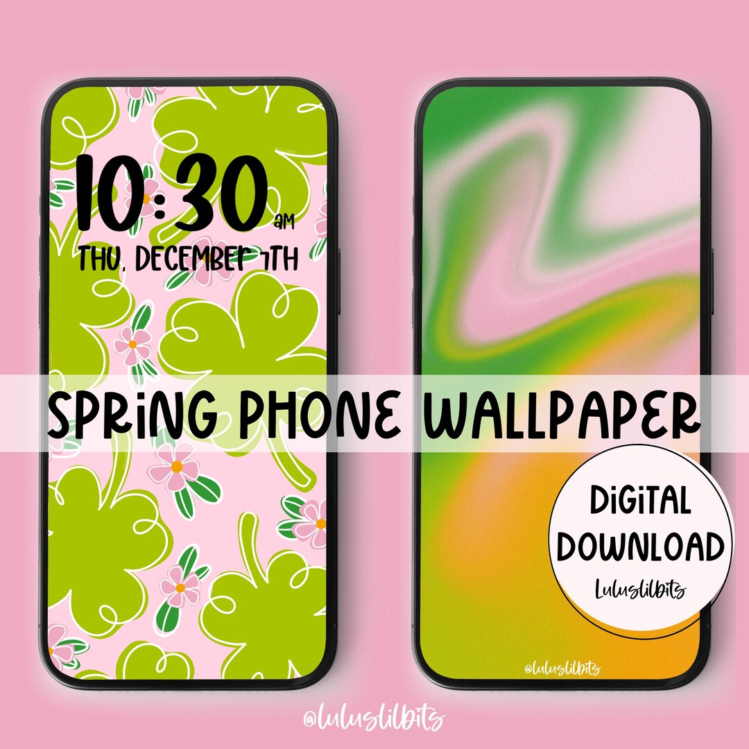 Clover Phone Wallpaper | St. Patrick's Day Wallpaper | Shamrock ...