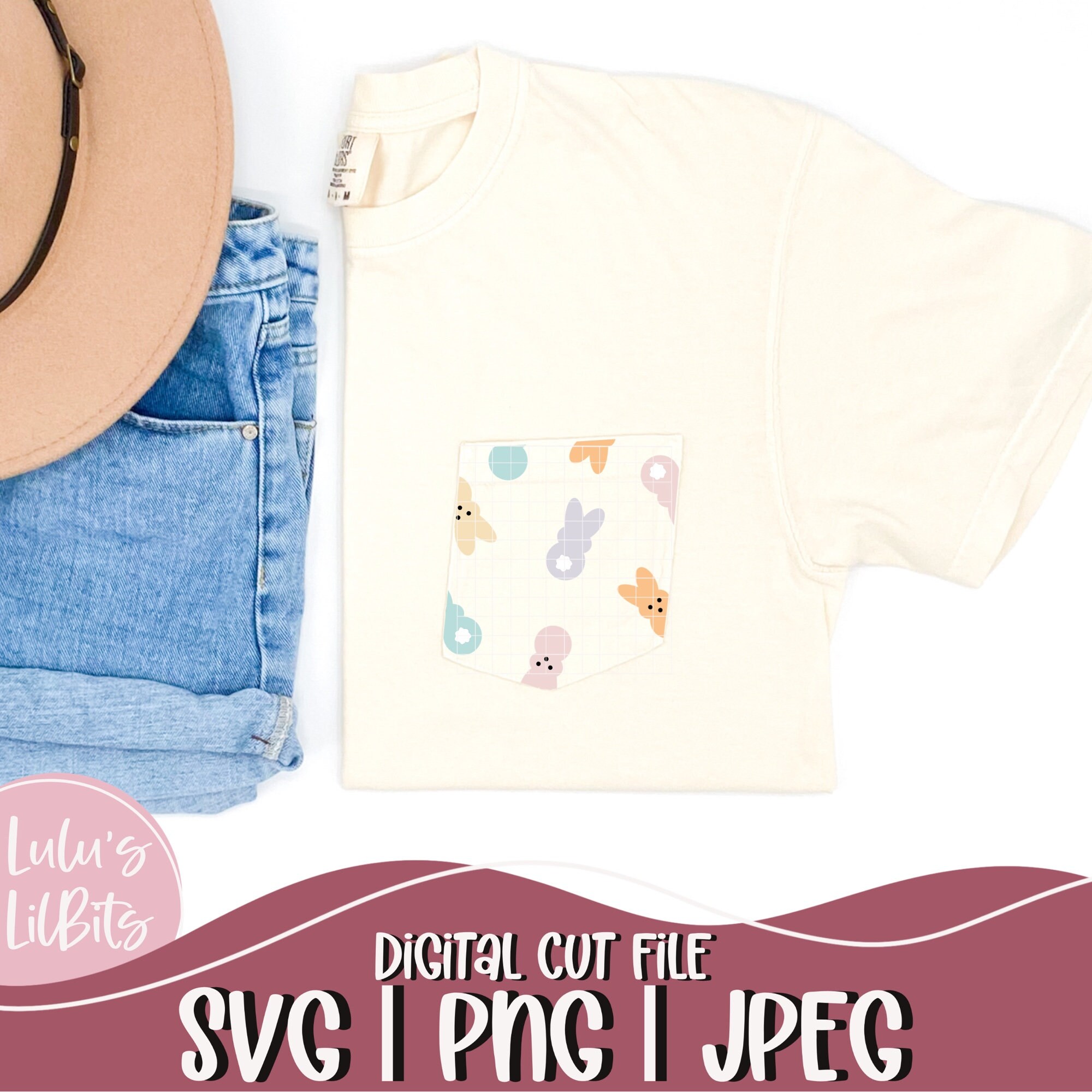 Easter Bunny Peep Svg Easter Candy Svg Bunny Pattern Svg - Etsy