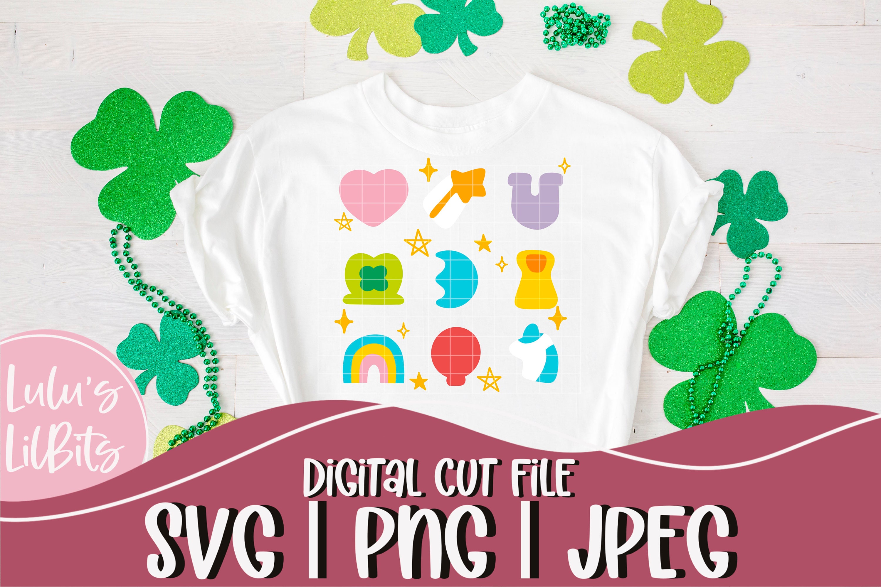 Irish Charms Svg Digital Download St. Patrick's Day - Etsy