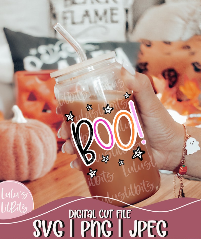 Boo SVG Halloween Svg Digital Download Sublimation - Etsy