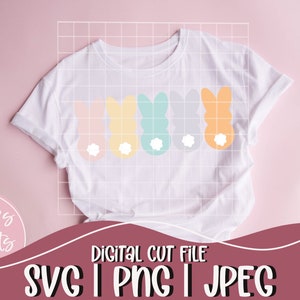 Easter Bunny Peeps Svg Peeps Svg Easter Svg Bunny Pattern Svg Digital ...