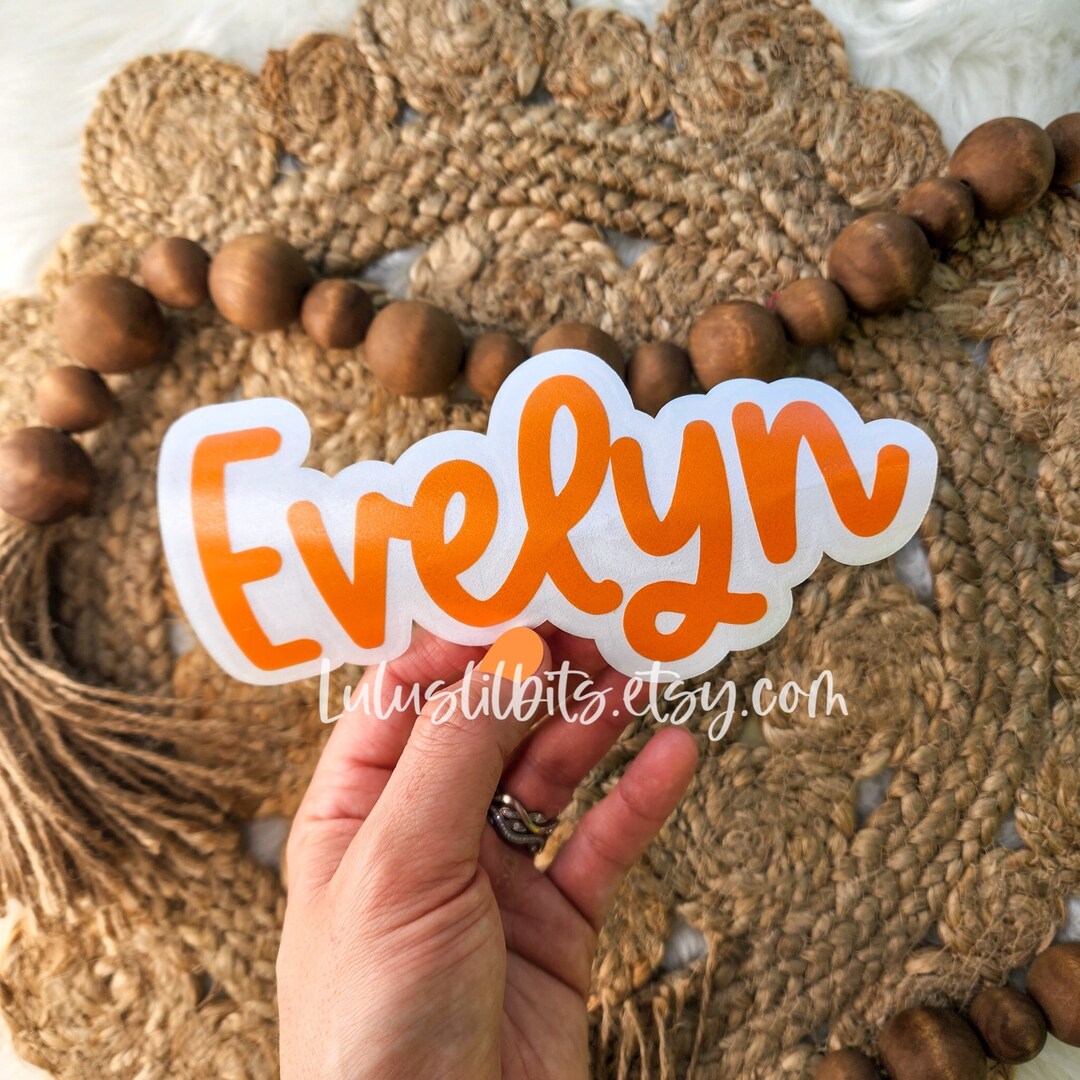 Personalized Name Vinyl Decal | Decal Stickers | Laptop Sticker | Water ...