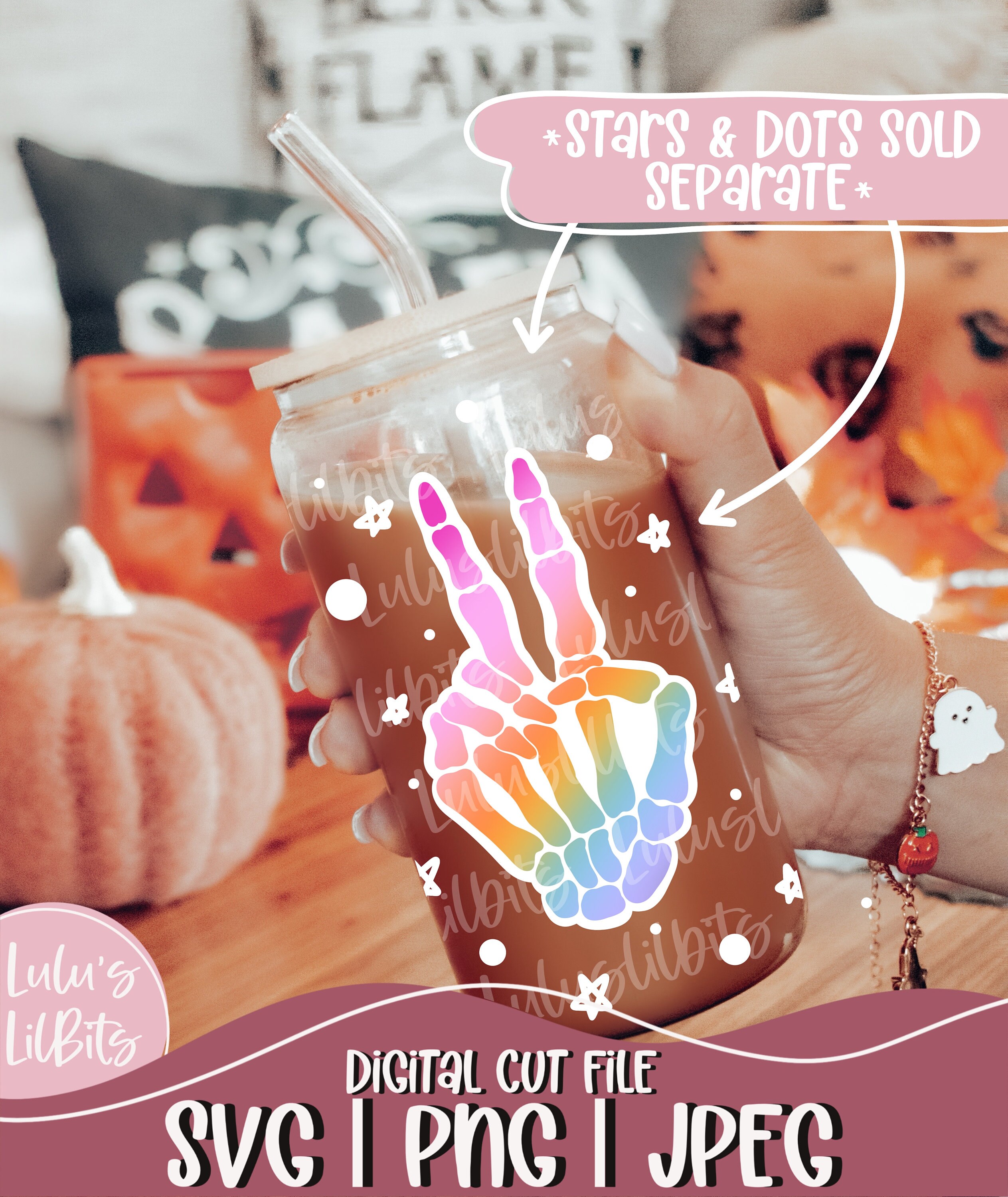 Skeleton Peace Sign SVG Cute Skeleton Hand File Cut File - Etsy