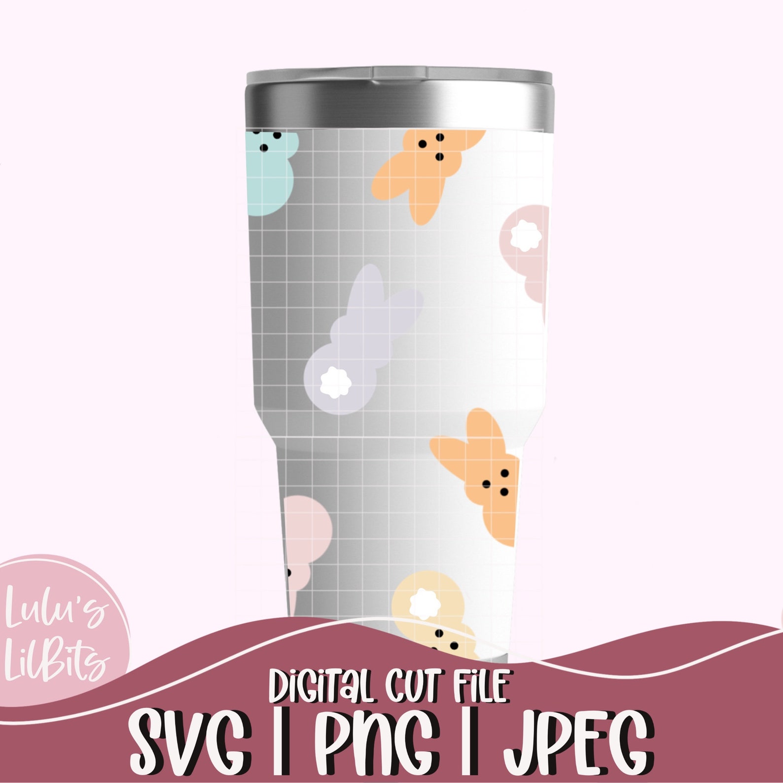 Easter Bunny Peep Svg Easter Candy Svg Bunny Pattern Svg - Etsy